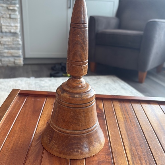 Accents | Vintage Handcrafted Wooden Bell Music Box | Poshmark